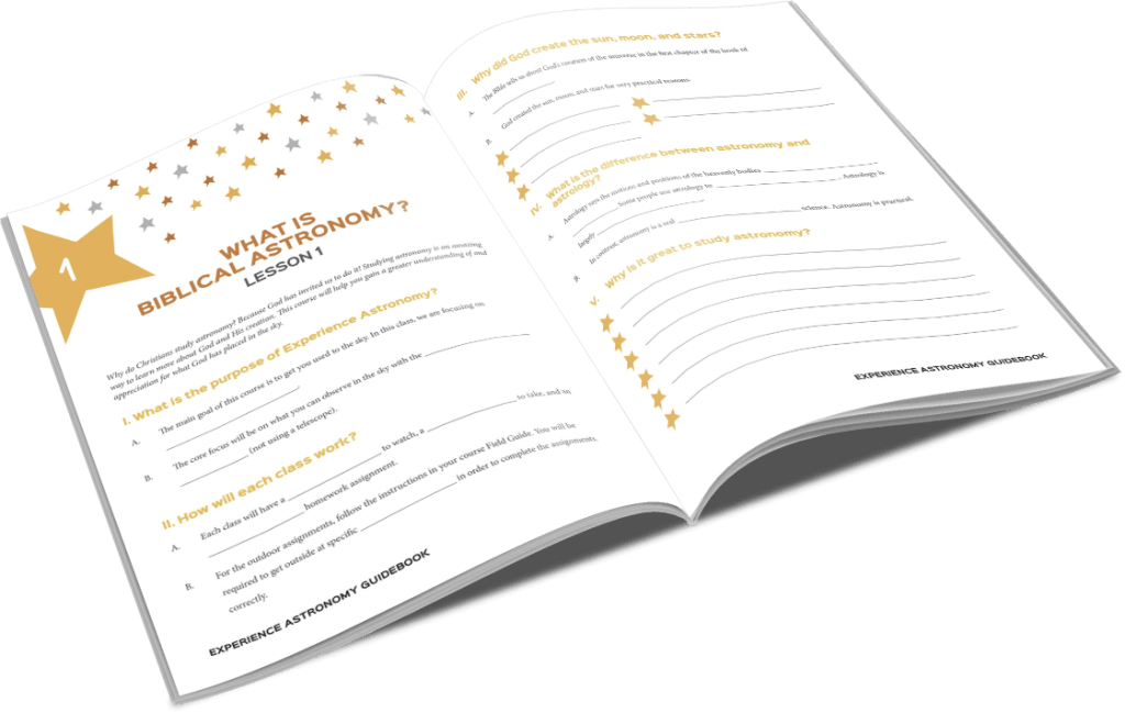 Experience Astronomy Student Guidebook - Journey Homeschool Bookstore